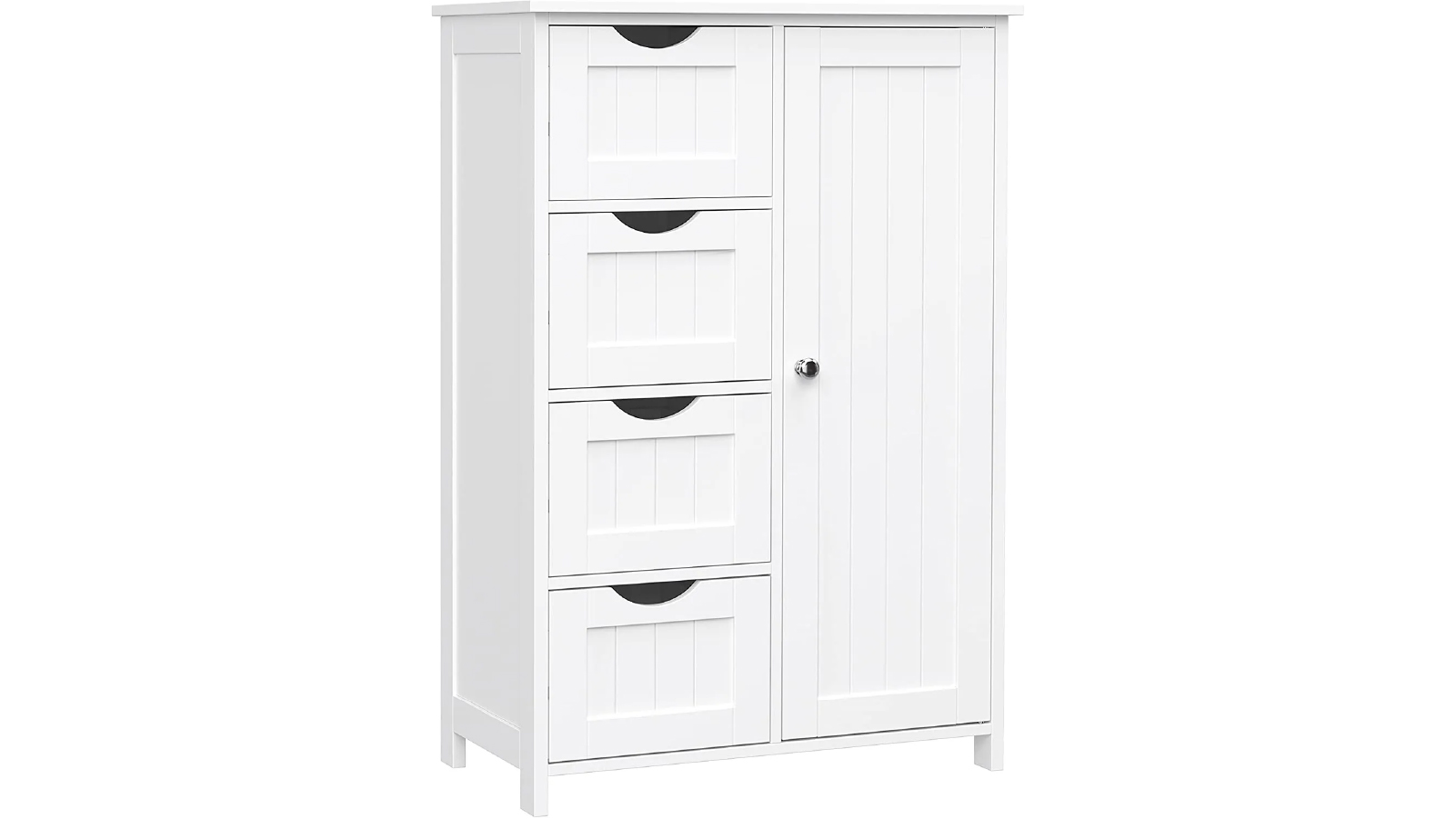 Vikus 4 Drawers, Single Door and adjustable Shelf Wooden Storage ...