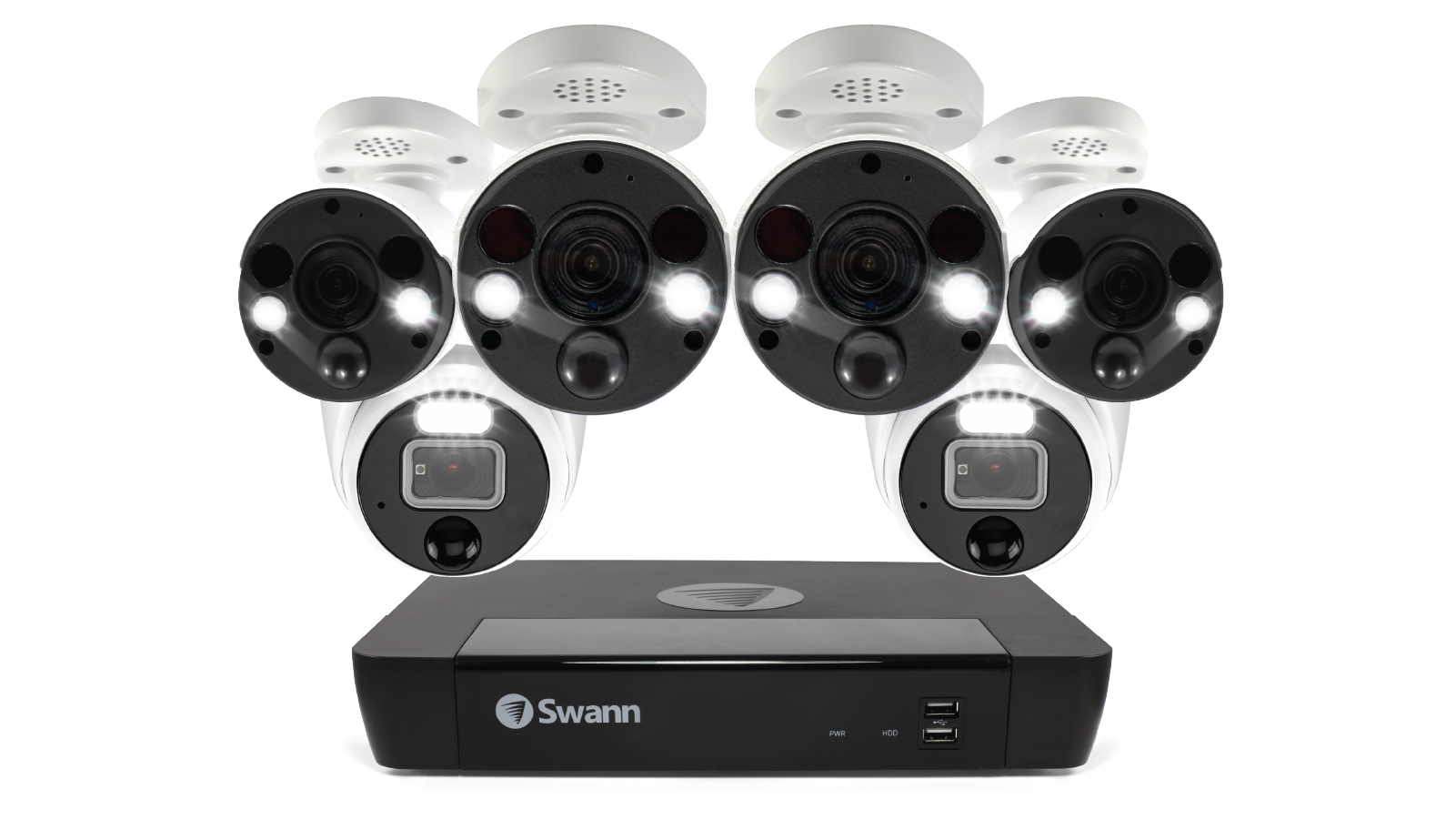 Swann 6 Camera 8 Channel 6K 12MP Mega HD Professional NVR Security ...