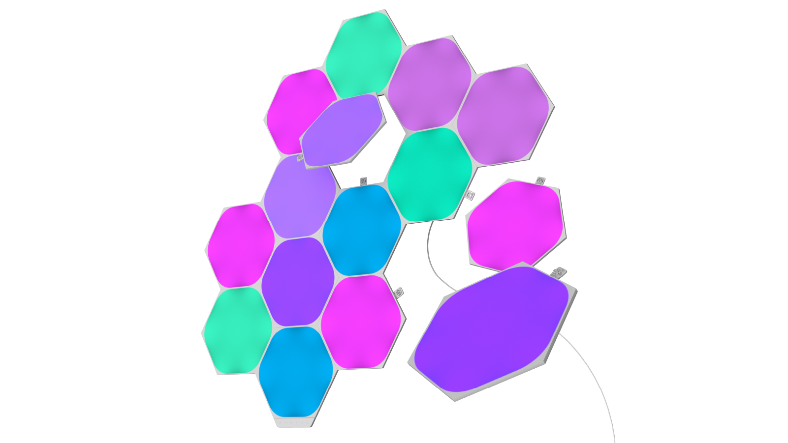 Nanoleaf 15-Pack Shapes Hexagons Starter Kit | Harvey Norman