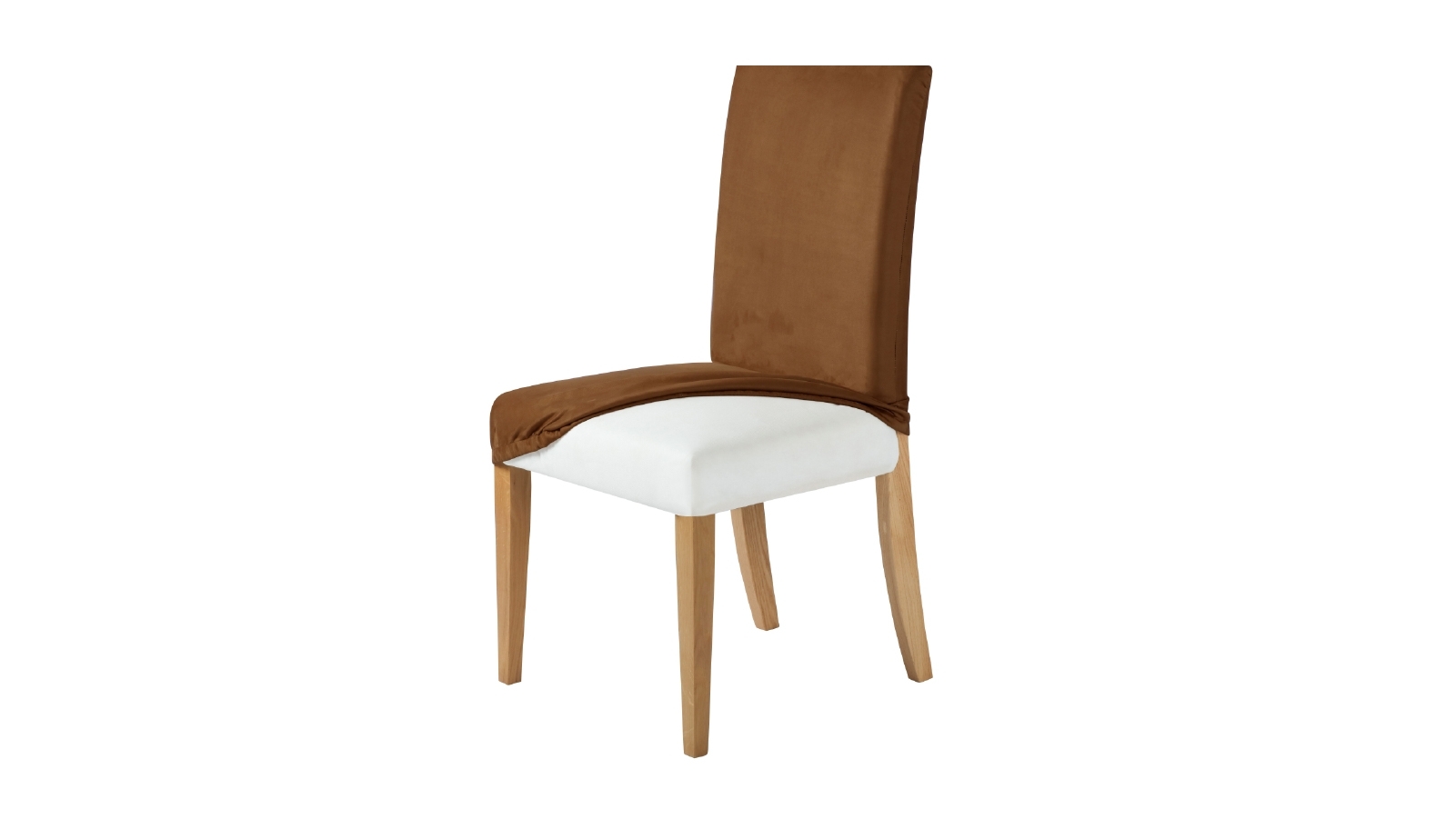 Sherwood Home Faux Suede Rust Dining Chair Cover | Harvey Norman