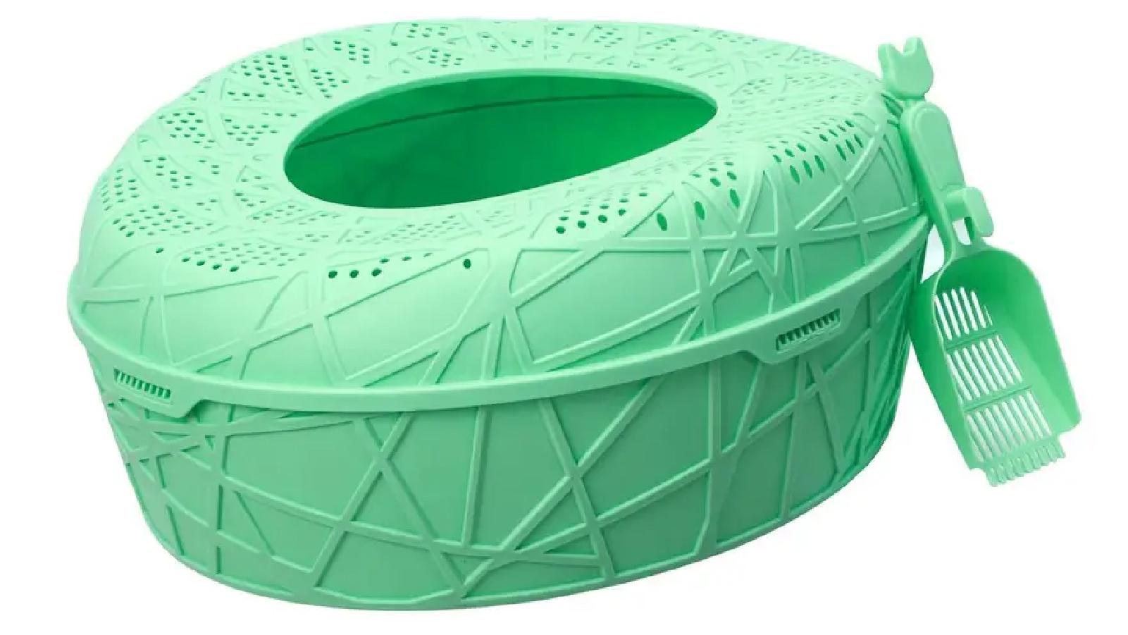 YES4PETS Extra Large Portable Cat Toilet Litter Box Tray House with ...