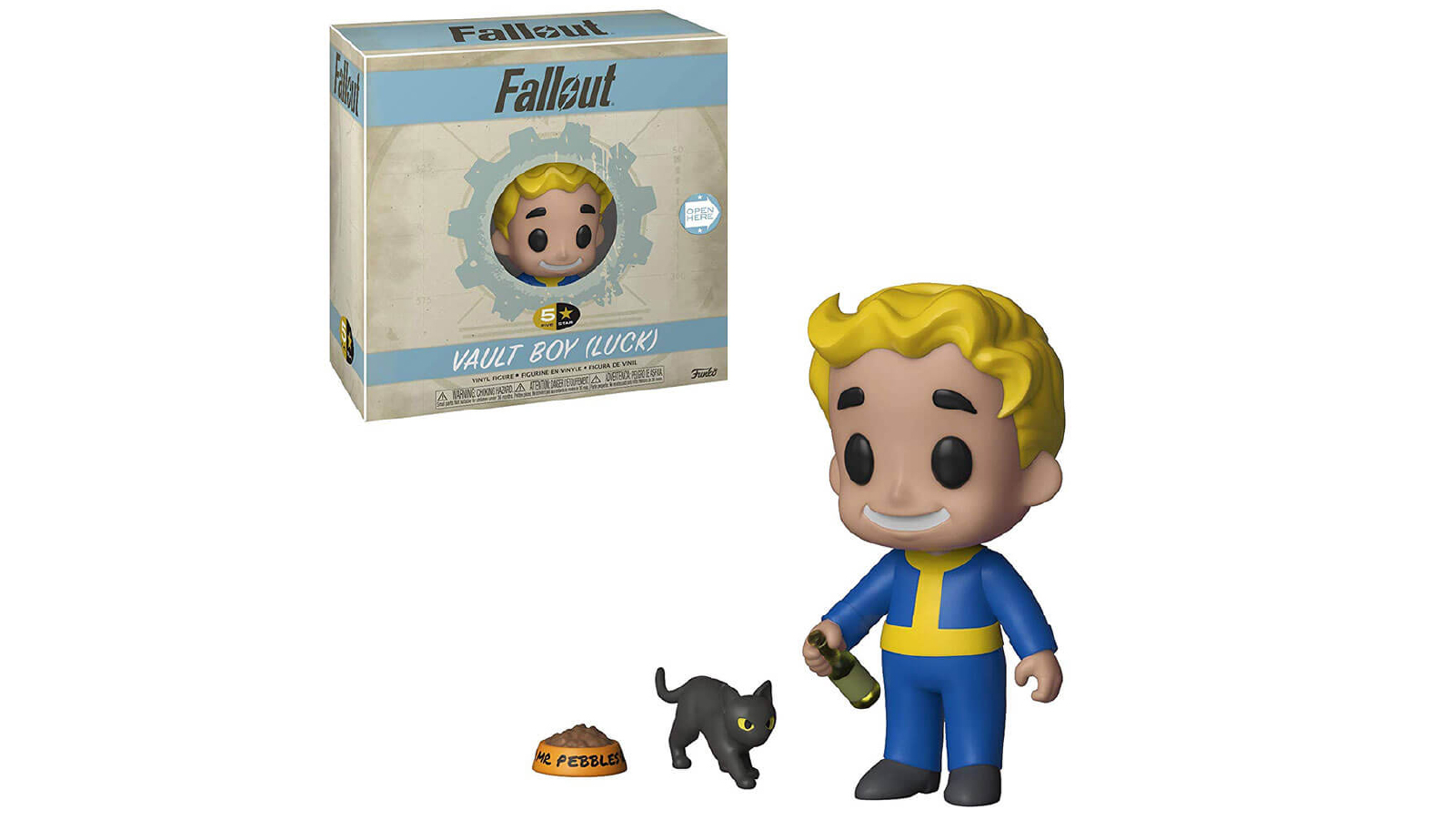 Fallout Vault Boy Luck 5-Star Vinyl Figure | Harvey Norman