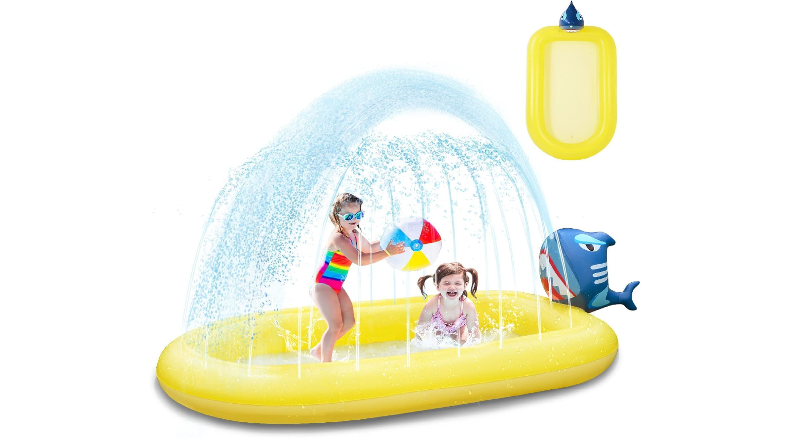 Jacksaqua Inflatable Sprinkler Pools Swimming Pool Splash Pad for Boys ...
