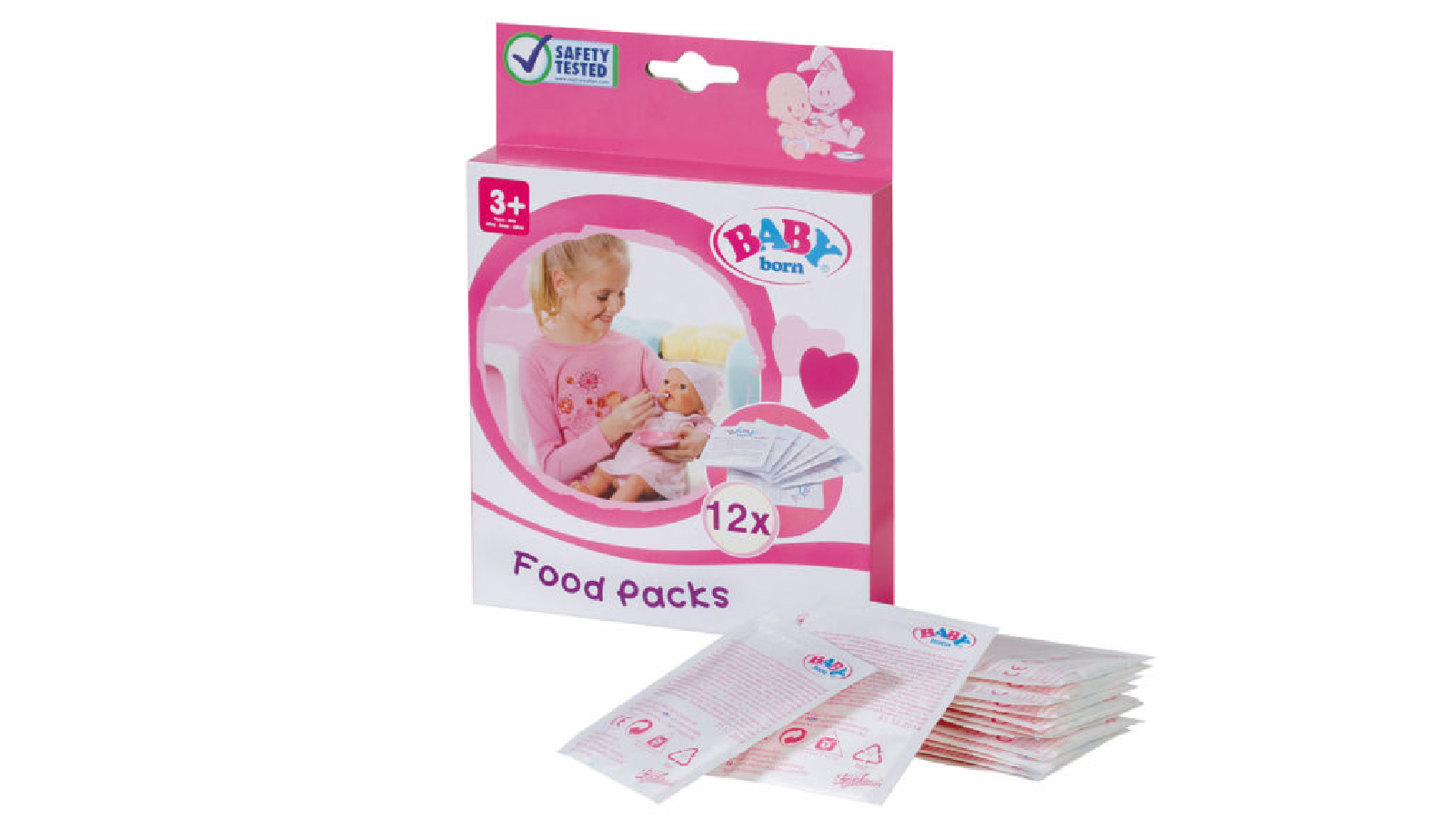 Baby Born 12 Sachets Food | Harvey Norman