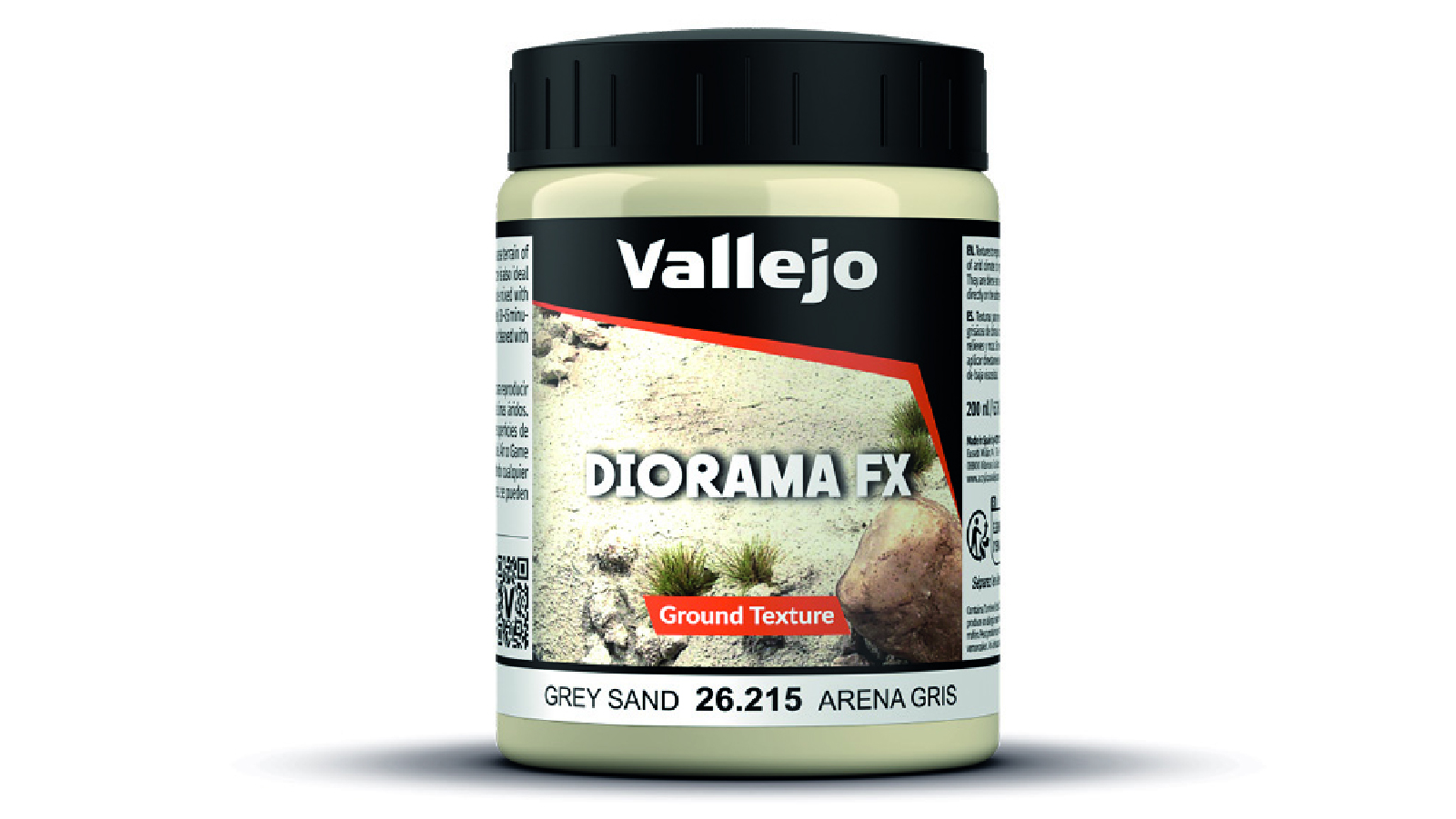 Vallejo 200ml Diorama Effects Paste - Grey Sand | Harvey Norman