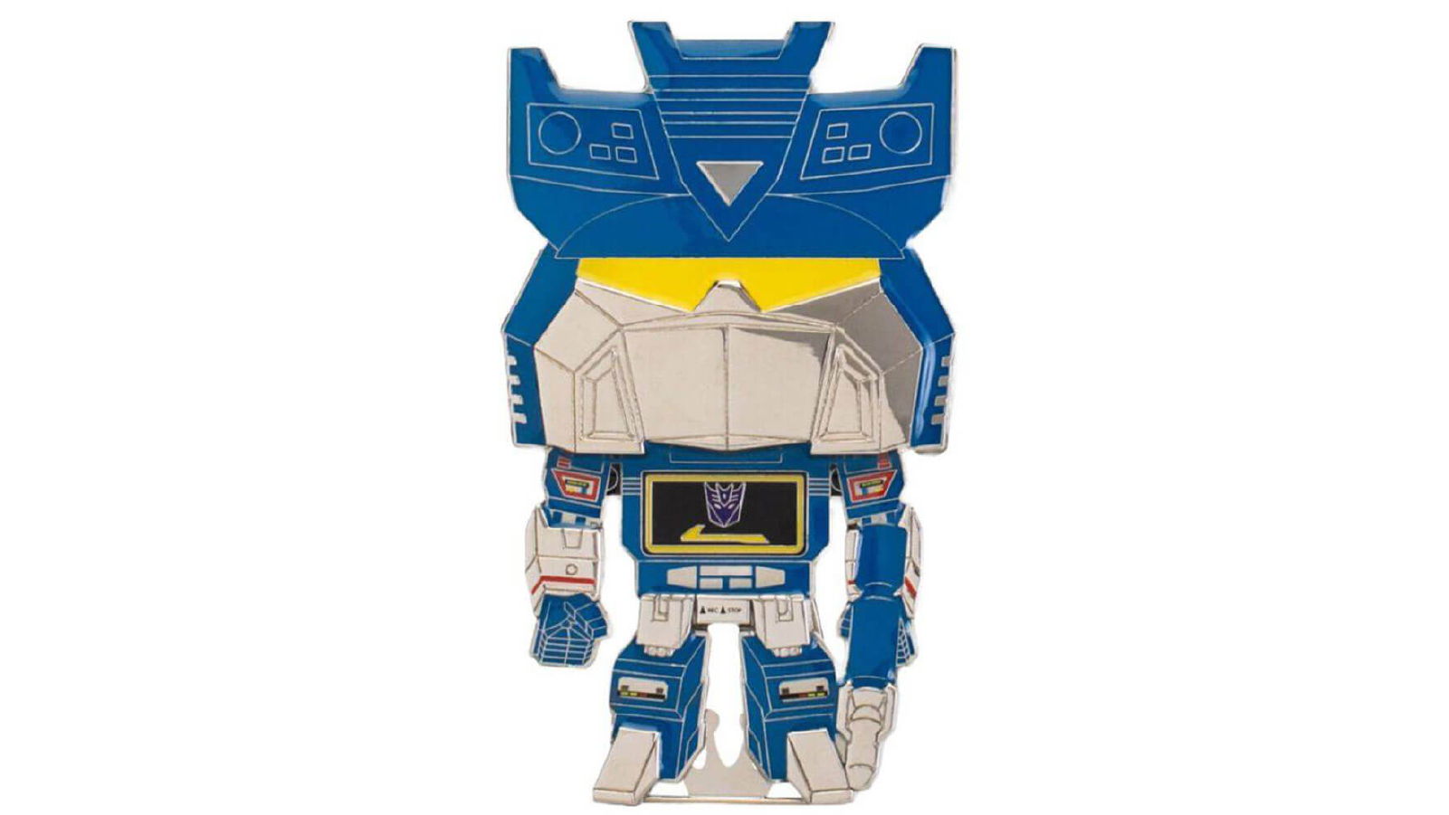 Transformers 4 Inch Soundwave Pop Enamel Pin | Harvey Norman