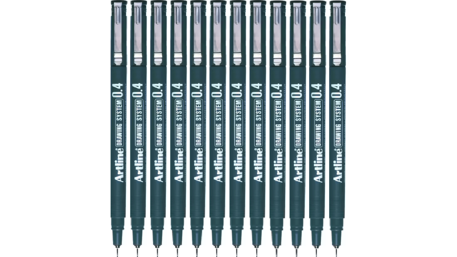 Artline Box of 12 Black 234 Drawing System Pen - 0.04cm | Harvey Norman