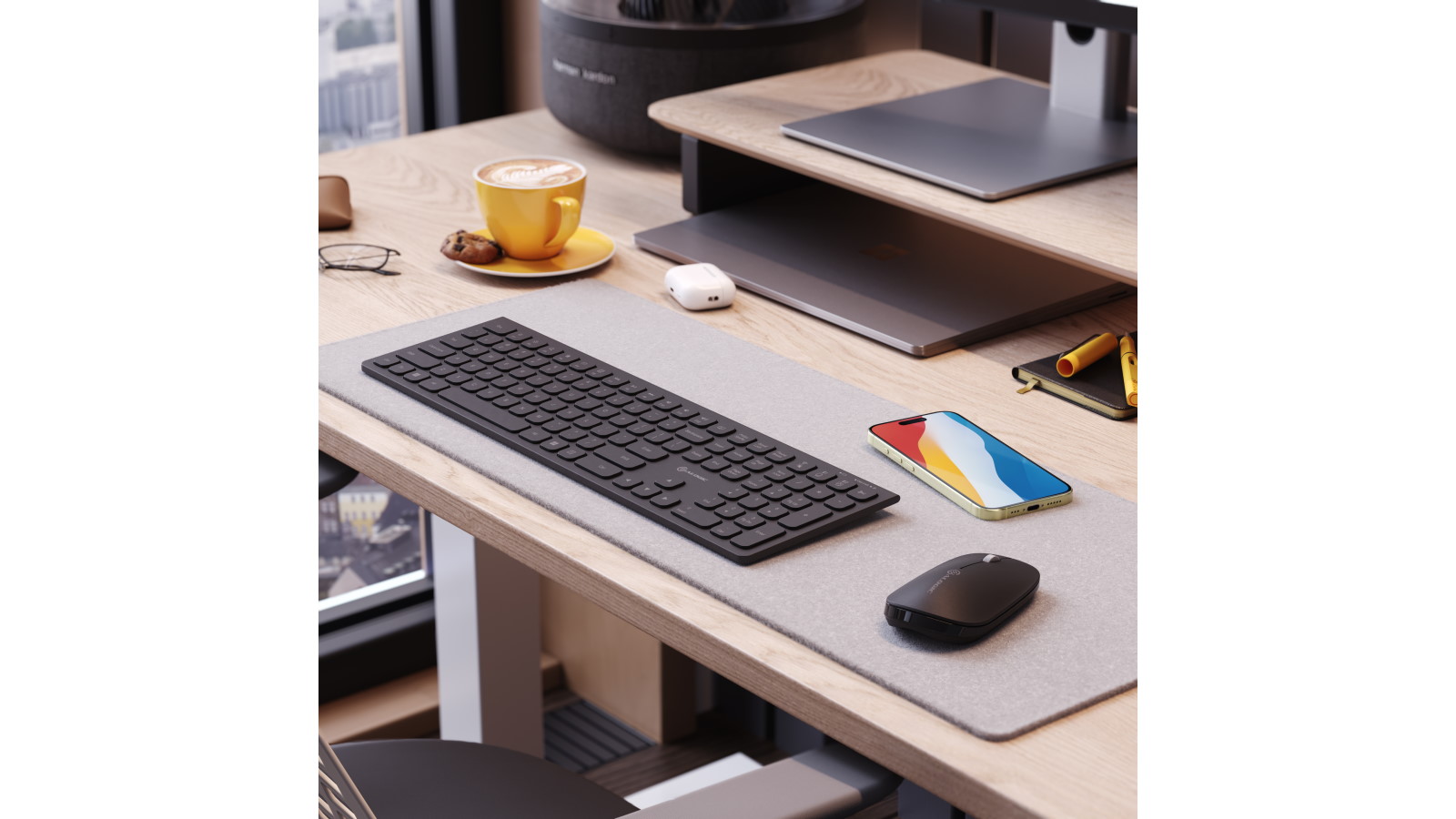 Alogic Echelon USB-C Rechargeable Wireless Mouse and Keyboards for ...