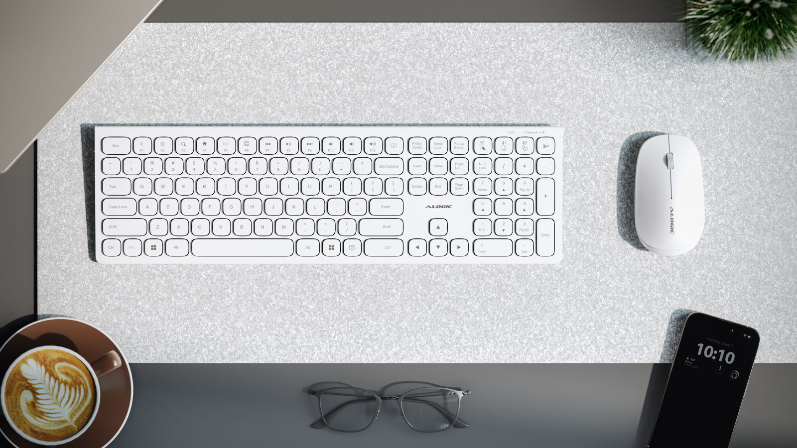 Alogic Echelon USB-C Rechargeable Wireless Mouse and Keyboards for ...