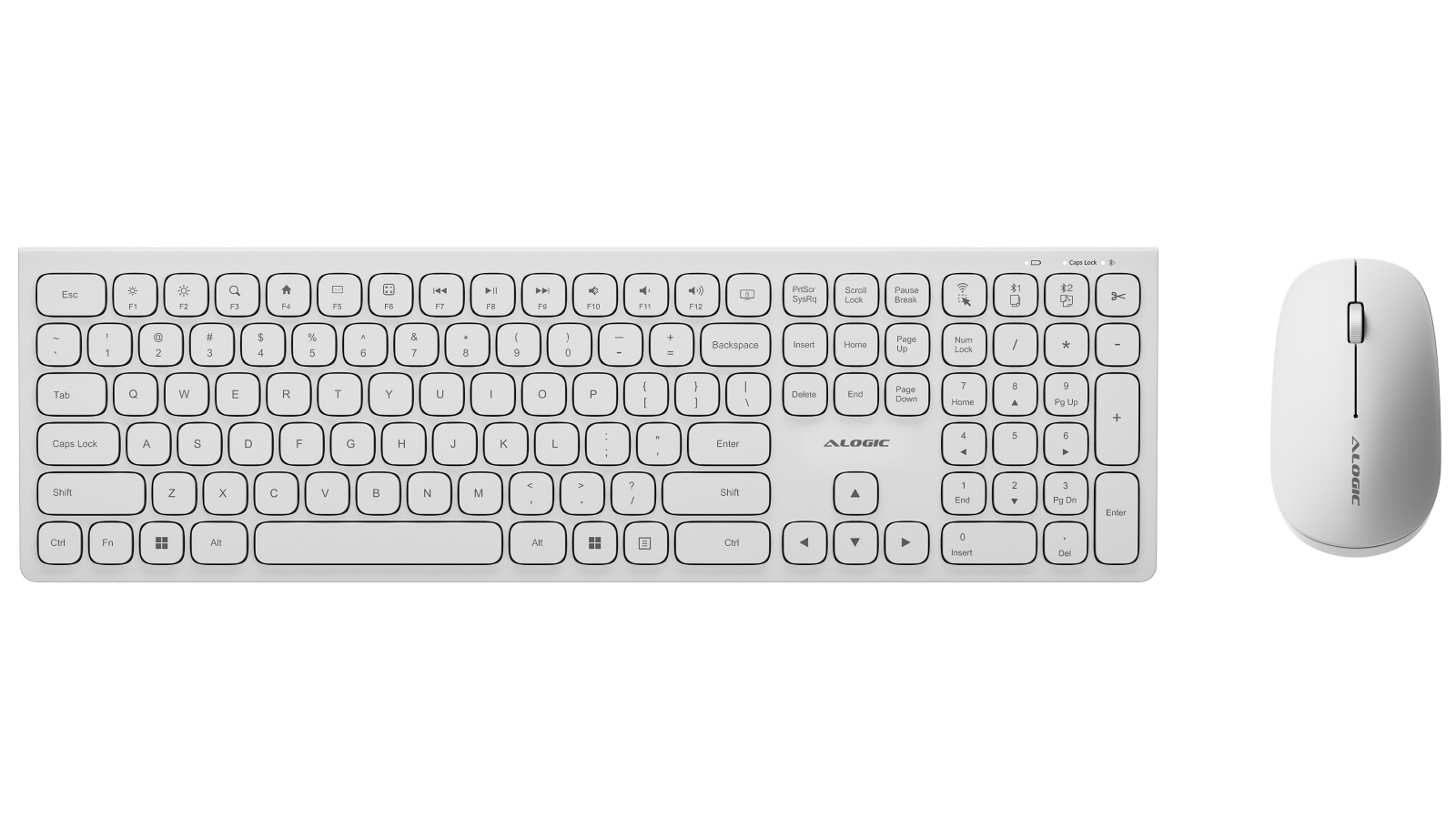 Alogic Echelon USB-C Rechargeable Wireless Mouse and Keyboards for ...