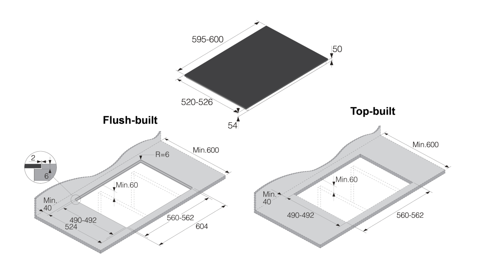 Asko 60cm 4 Zone Bridge Induction Cooktop - Black | Harvey Norman