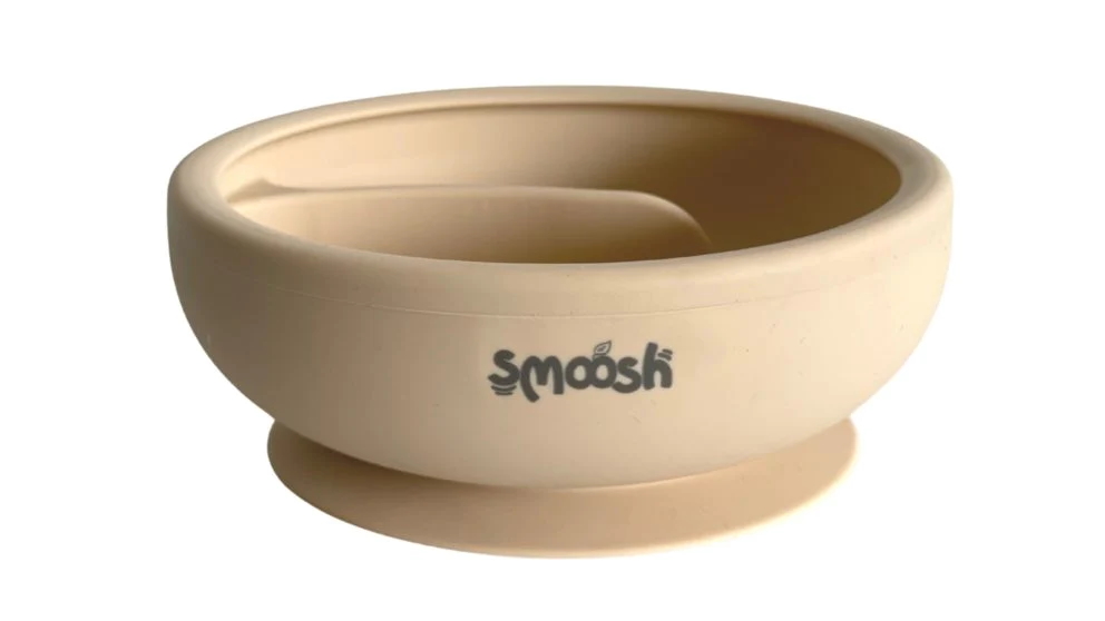 Smoosh Silicone Divider Bowl - Latte | Harvey Norman