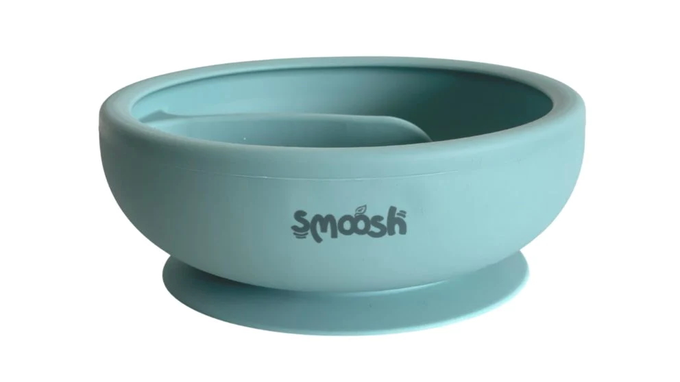Smoosh Silicone Divider Bowl - Teal | Harvey Norman