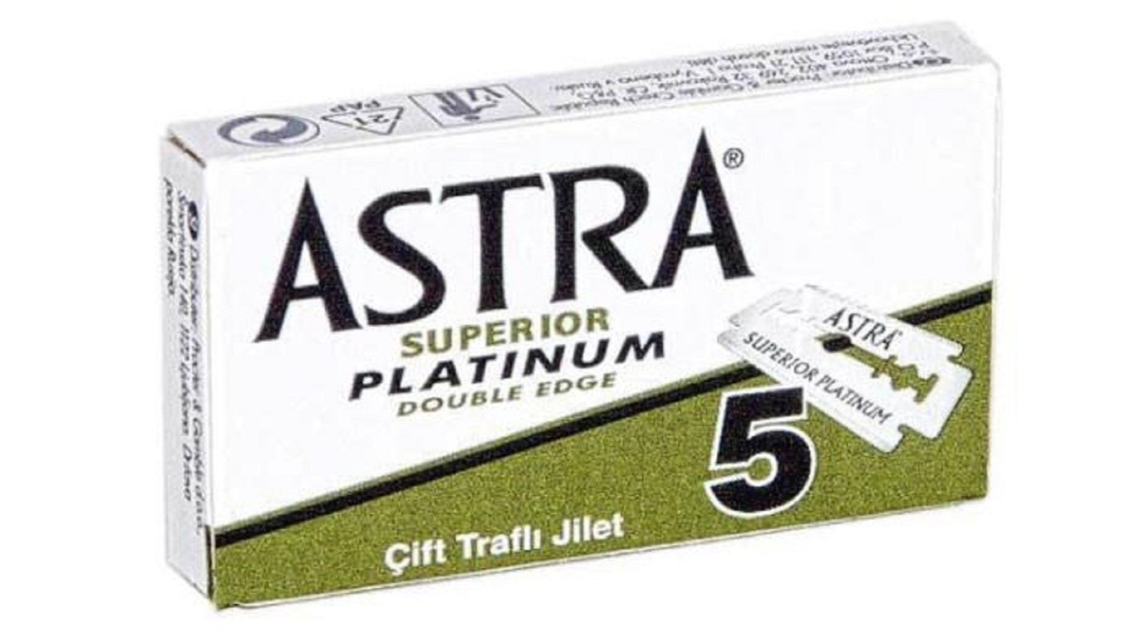 Astra Superior Platinum Double Edge Razor Blade - 5 Piece | Harvey Norman