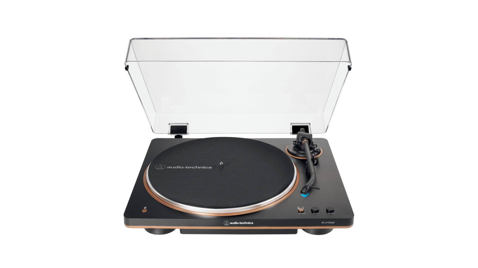 Audio-Technica Turntable with Bluetooth - Black/Bronze | Harvey Norman