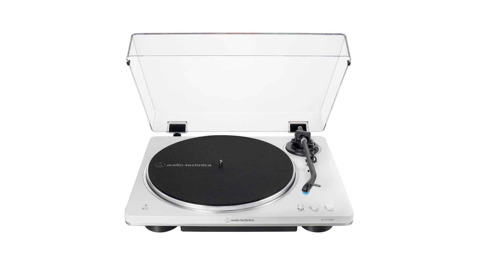 Audio-Technica Fully Automatic Belt Drive Turntable - White/Silver ...