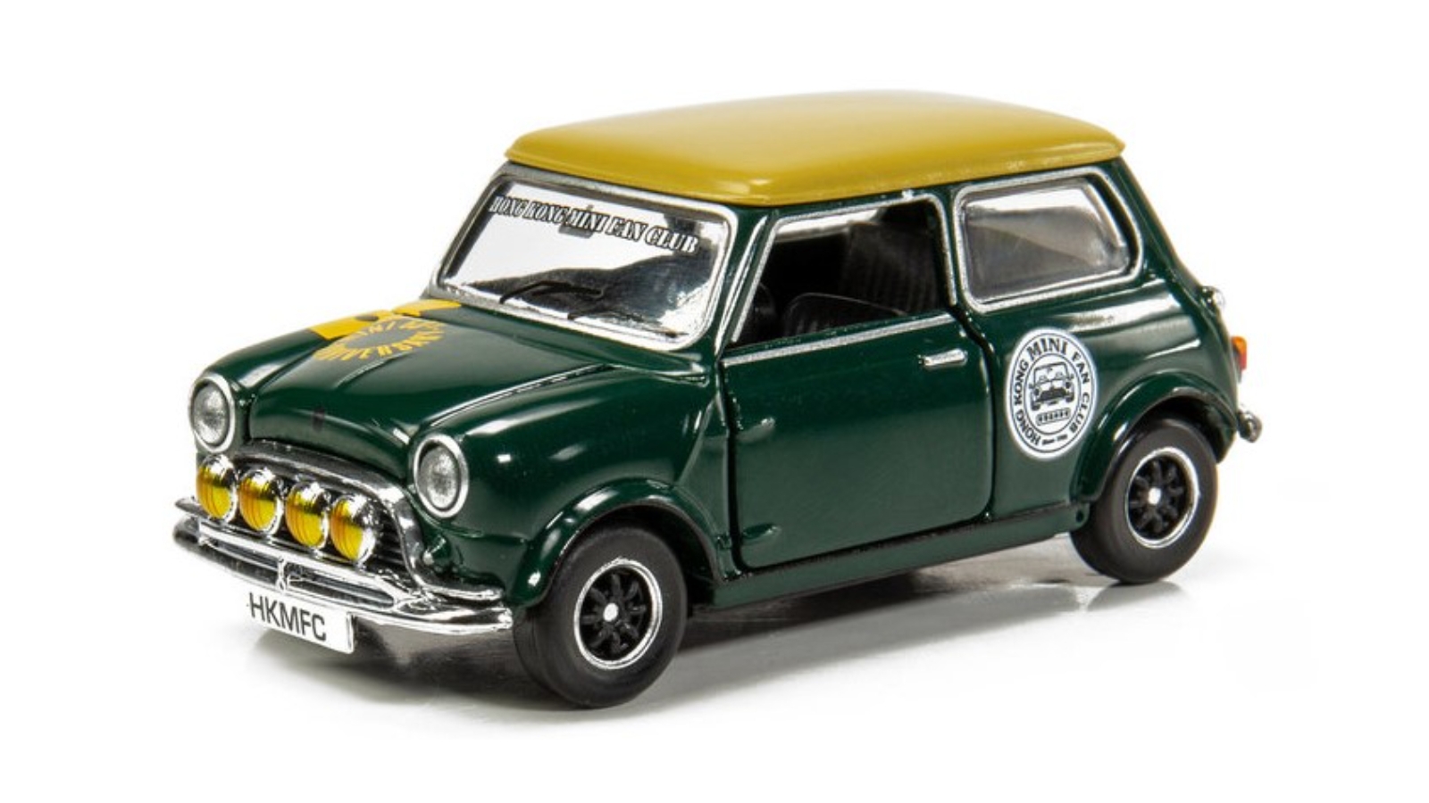 Tiny City Yellow Roof Mini Cooper Mk 1 Hong Kong Mini Fan Club Die-cast ...