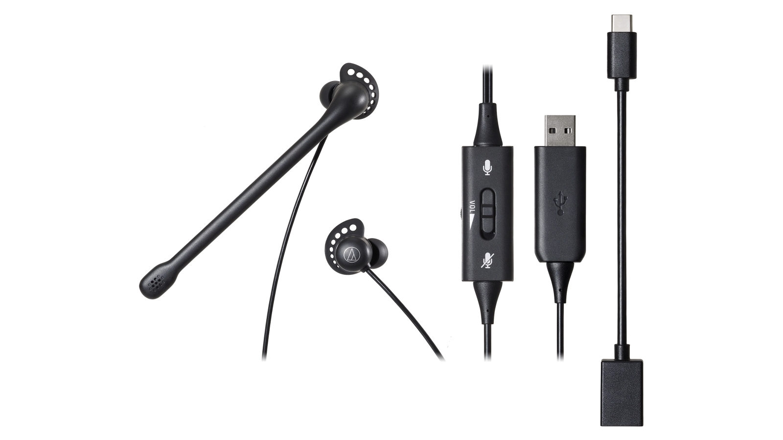 Audio-Technica ATH-202USB Inner-Ear USB Headset | Harvey Norman