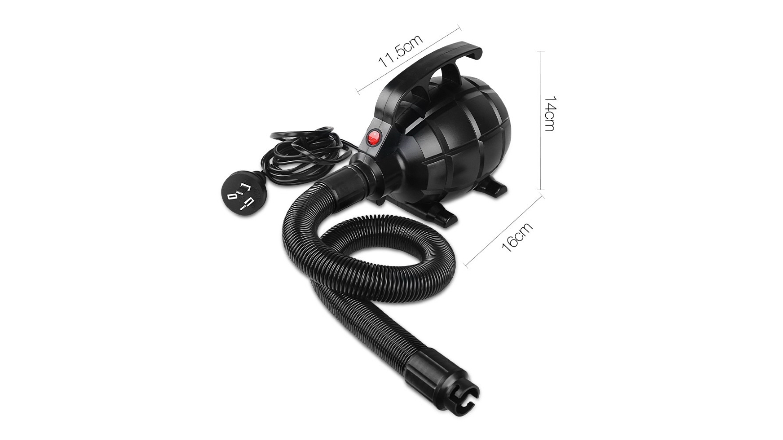 Everfit 500W Electric Air Pump - Black | Harvey Norman