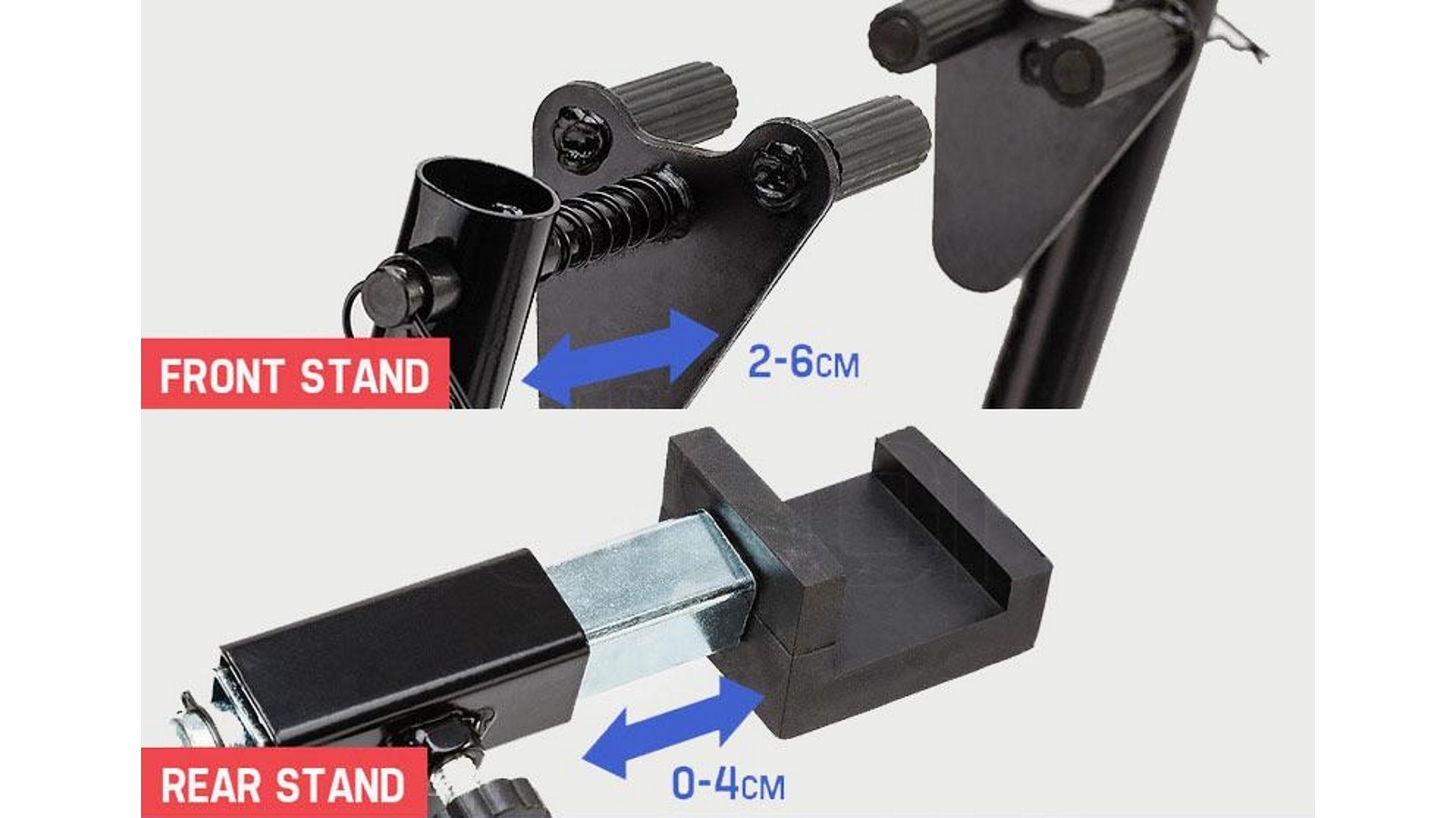 T-Rex Motorcycle Stands Front & Rear Heavy-Duty Motorbike Lift Paddock ...