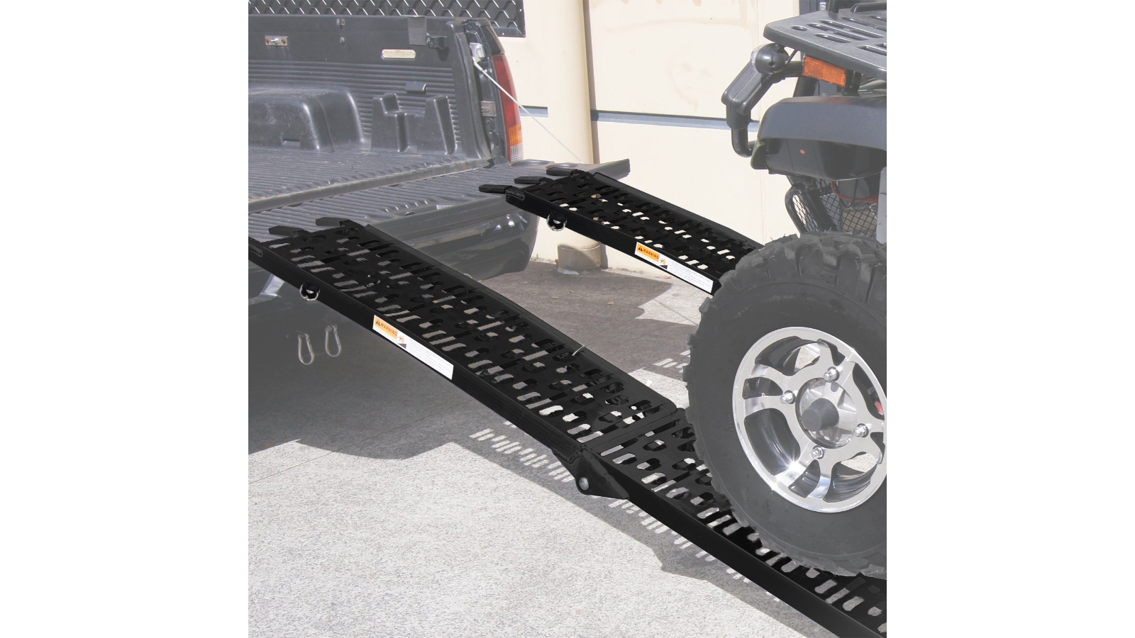 Rigg 2 Piece Aluminium ATV Loading Ramp - Black | Harvey Norman