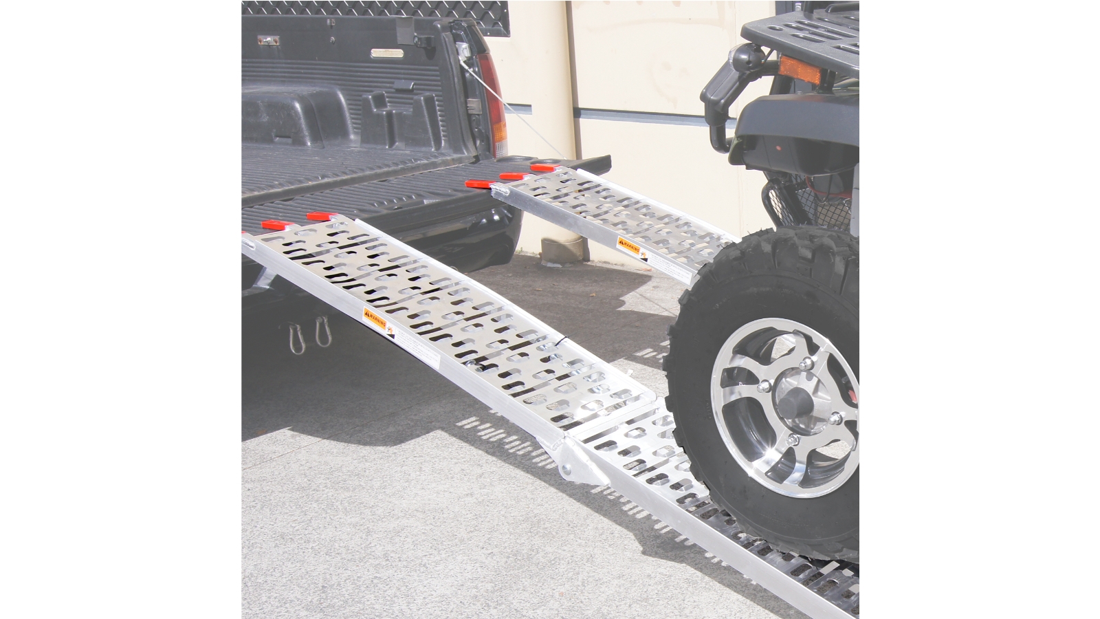 Rigg 2 Piece Aluminium ATV Loading Ramp - Silver | Harvey Norman