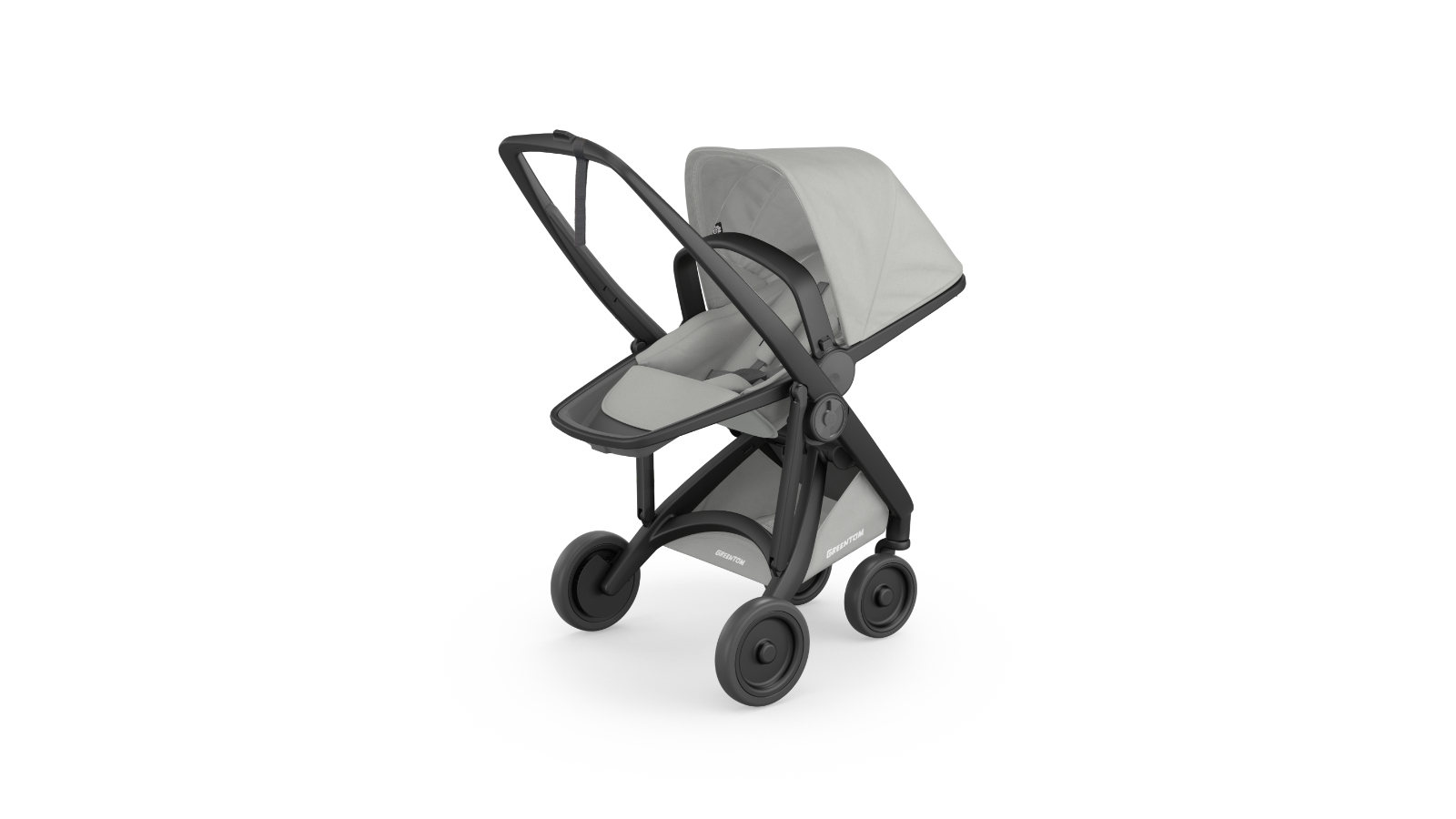Greentom Reversible Pram - Black/Grey | Harvey Norman