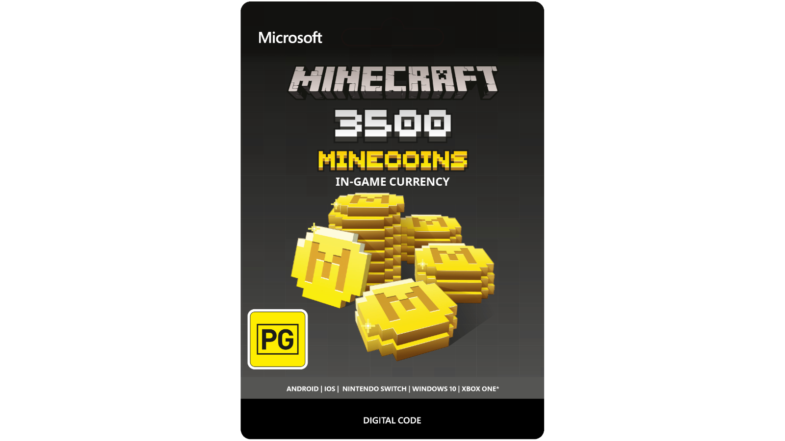 Minecraft Minecoins Pack 3500 Coins Electronic Voucher - Xbox One ...