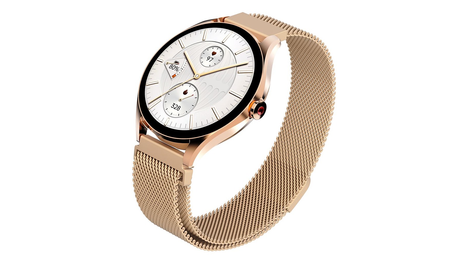 HiFuture AURA2 Women Sleek Smart Watch - Gold | Harvey Norman
