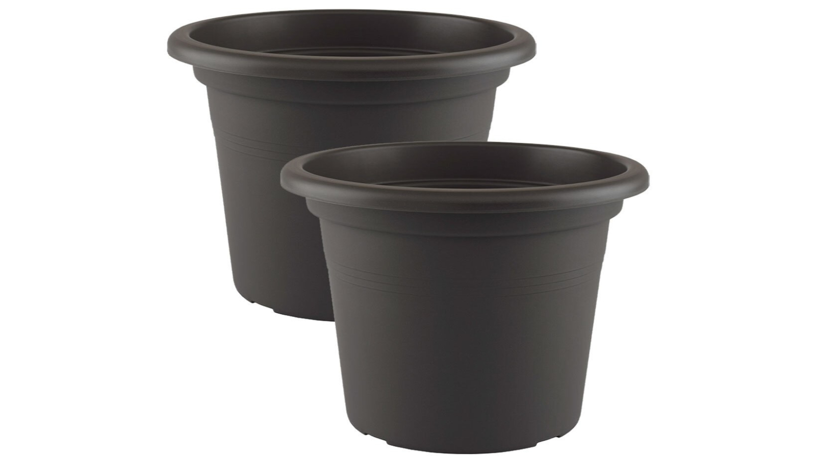 Artevasi Cilindro Pot Anthracite - Pack of 2 | Harvey Norman