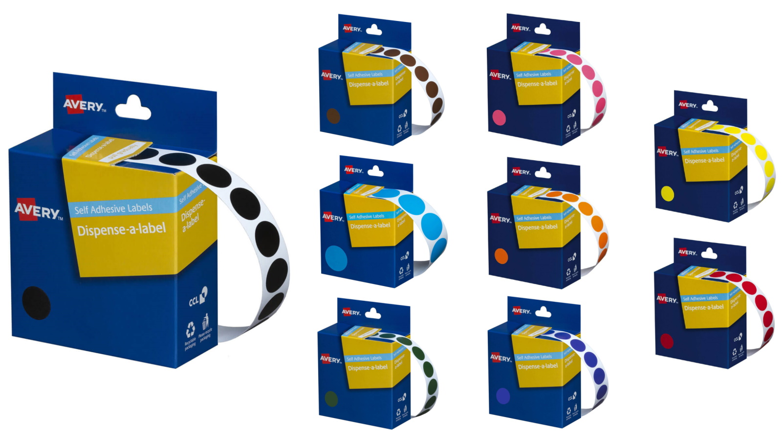 Avery 1050-Pack 14mm Self-Adhesive Dot Label | Harvey Norman