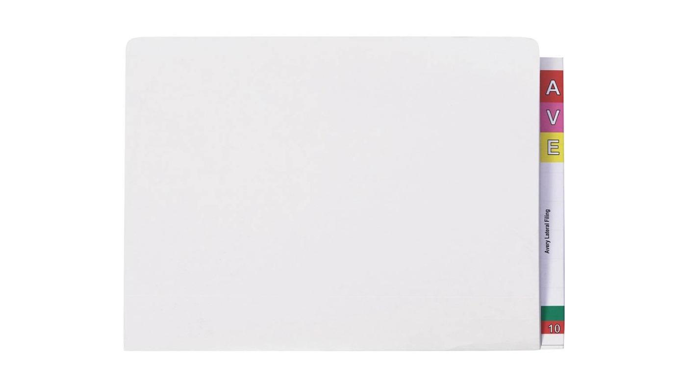 Avery 46703 Box of 100 300gsm Lateral Files Extra Heavy Weight Duty A4 ...