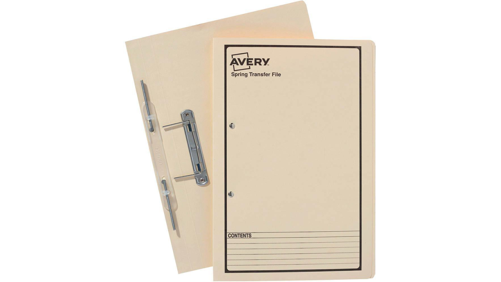 Avery 86804 Box of 25 Spring Transfer File Foolscap - Buff | Harvey Norman