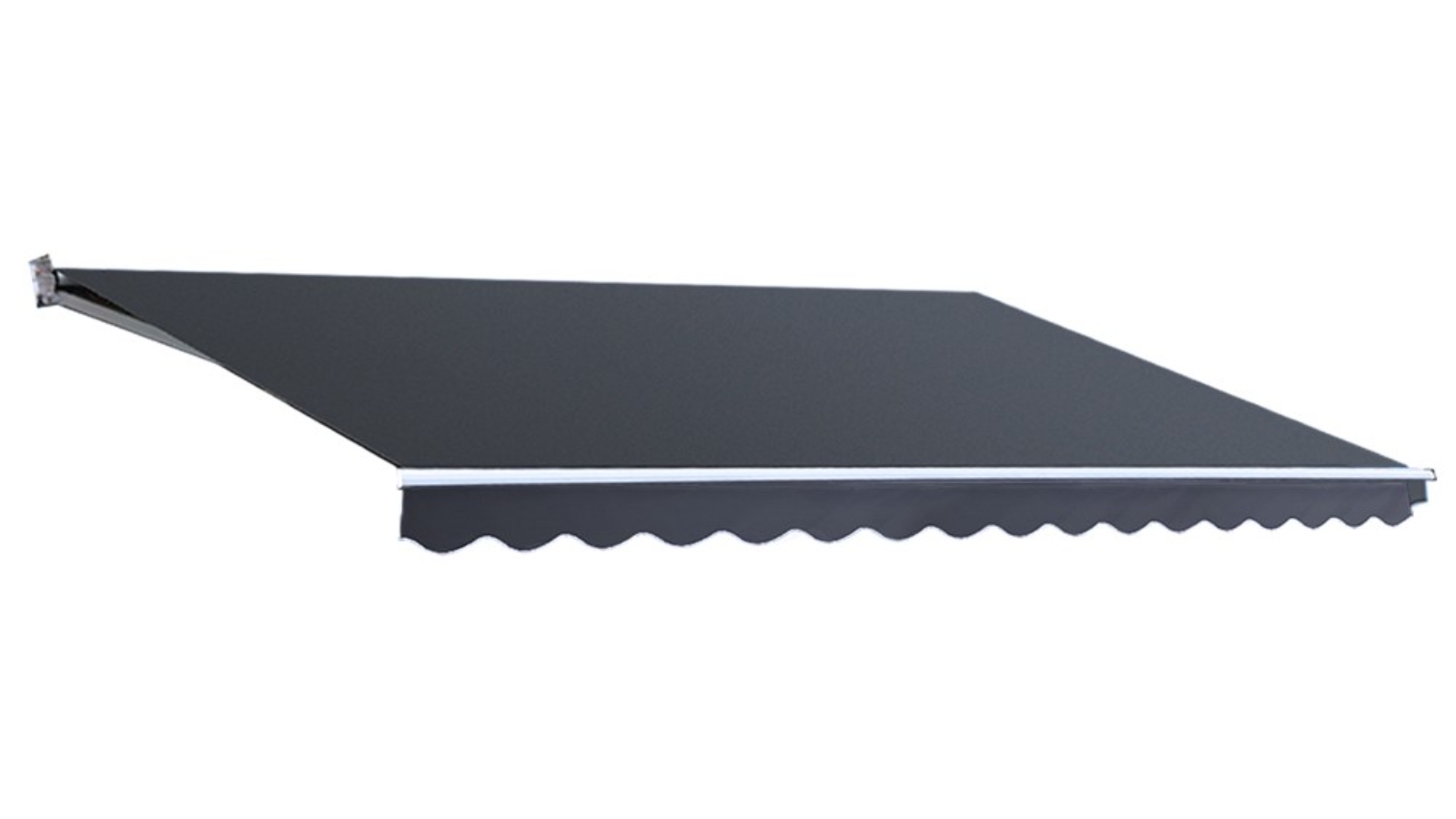 Instahut Grey Outdoor Folding Arm Awning Canopy - 5 x 3 Metre | Harvey ...