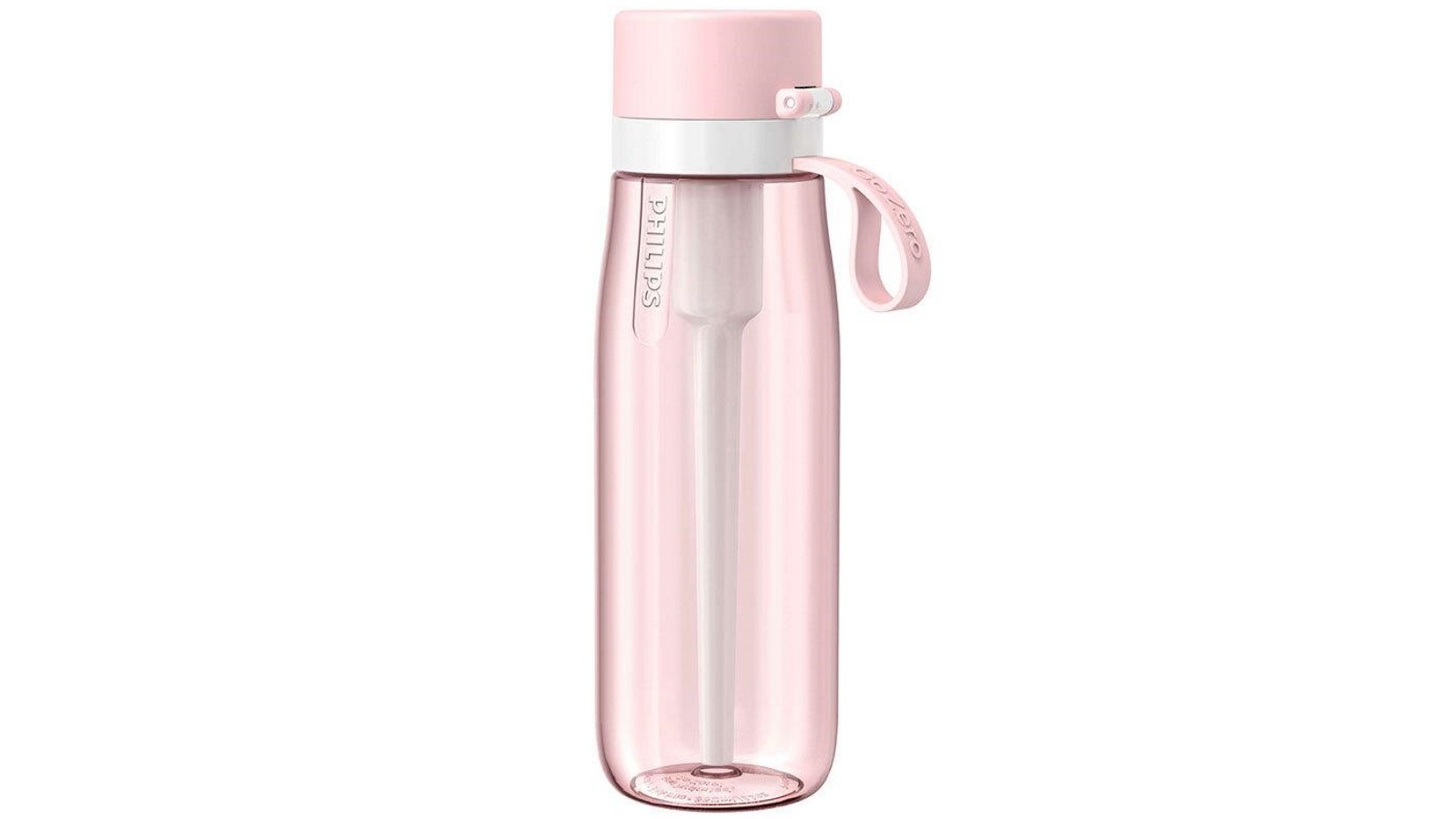Philips Go Zero 680ml Daily Straw Filtration Bottle - Pink | Harvey Norman