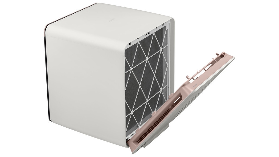 Samsung BESPOKE AX53 Air Purifier - Clay Beige | Harvey Norman