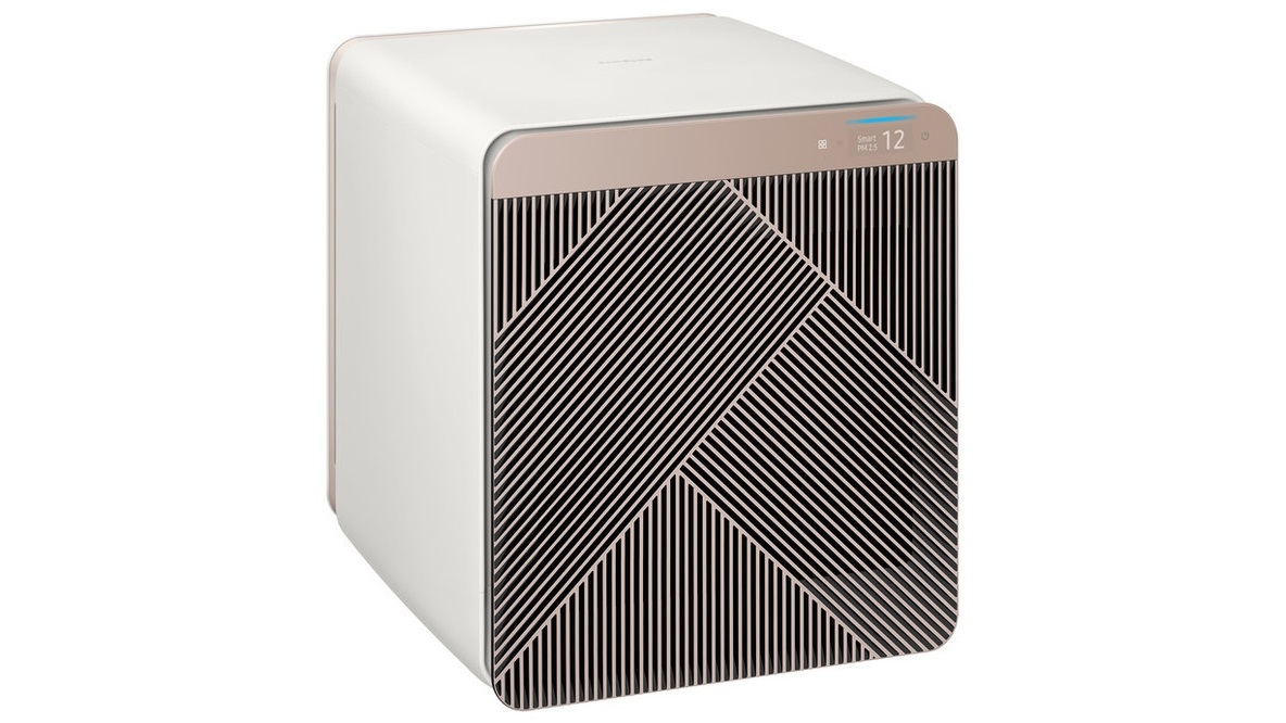 Samsung BESPOKE AX53 Air Purifier - Clay Beige | Harvey Norman