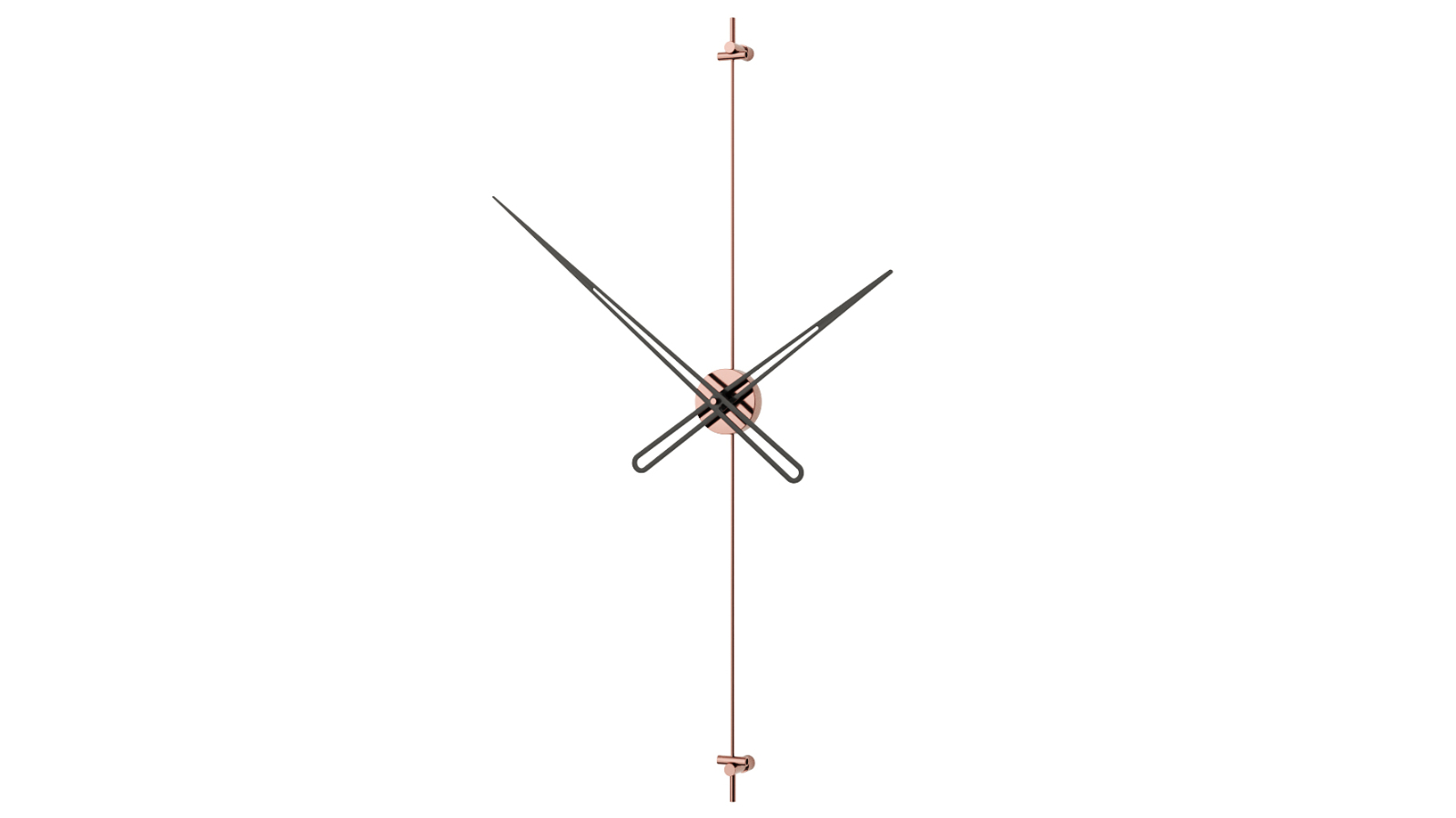 Mclocks 90 Axle Wall Clock - Rose Gold/Black | Harvey Norman