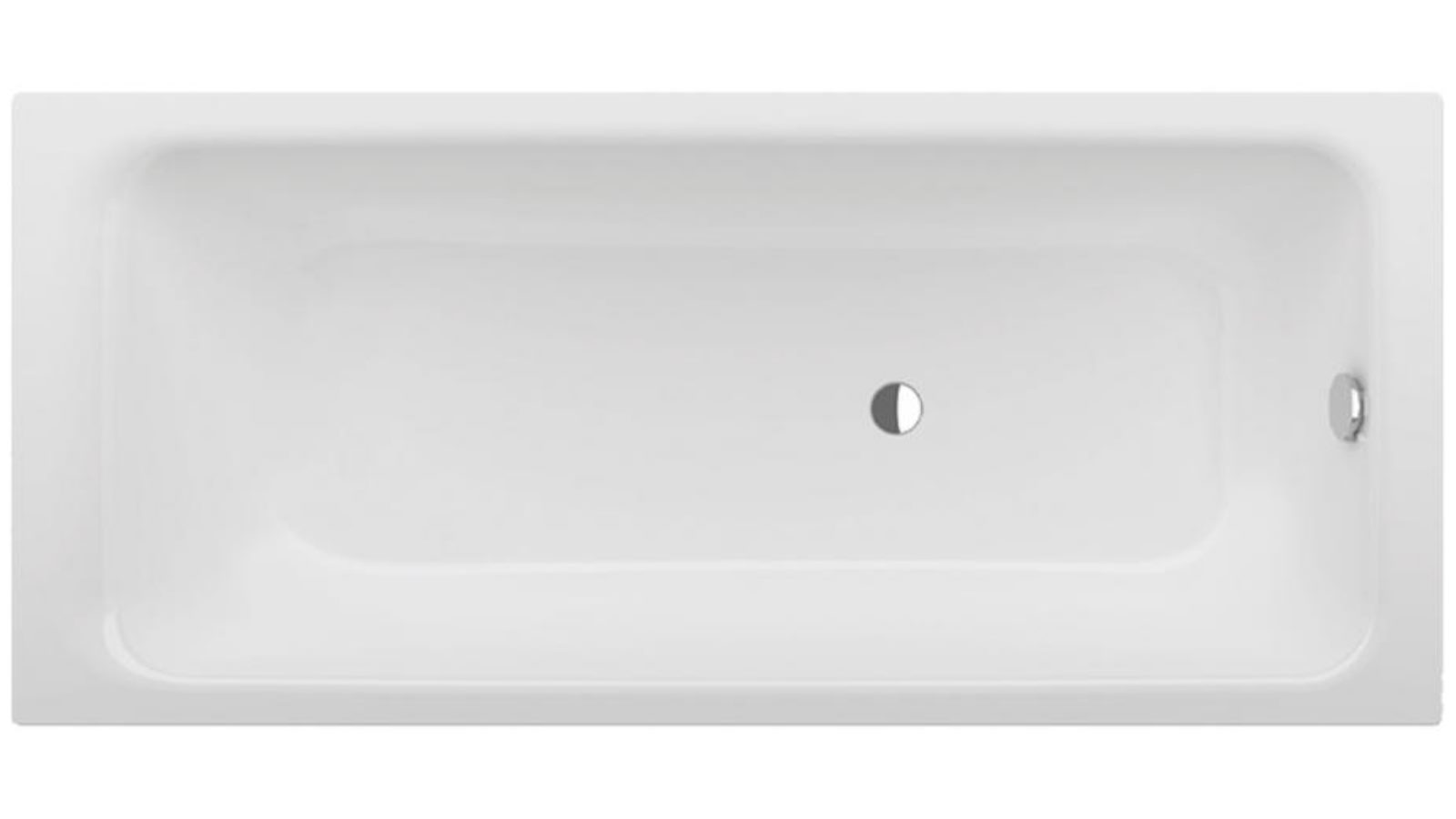 Bette Select 1600 Drop In Bath with Overflow Waste | Harvey Norman