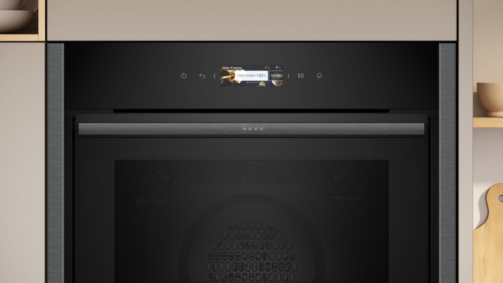 Neff 60cm N70 Built-in Oven - Graphite Grey | Harvey Norman