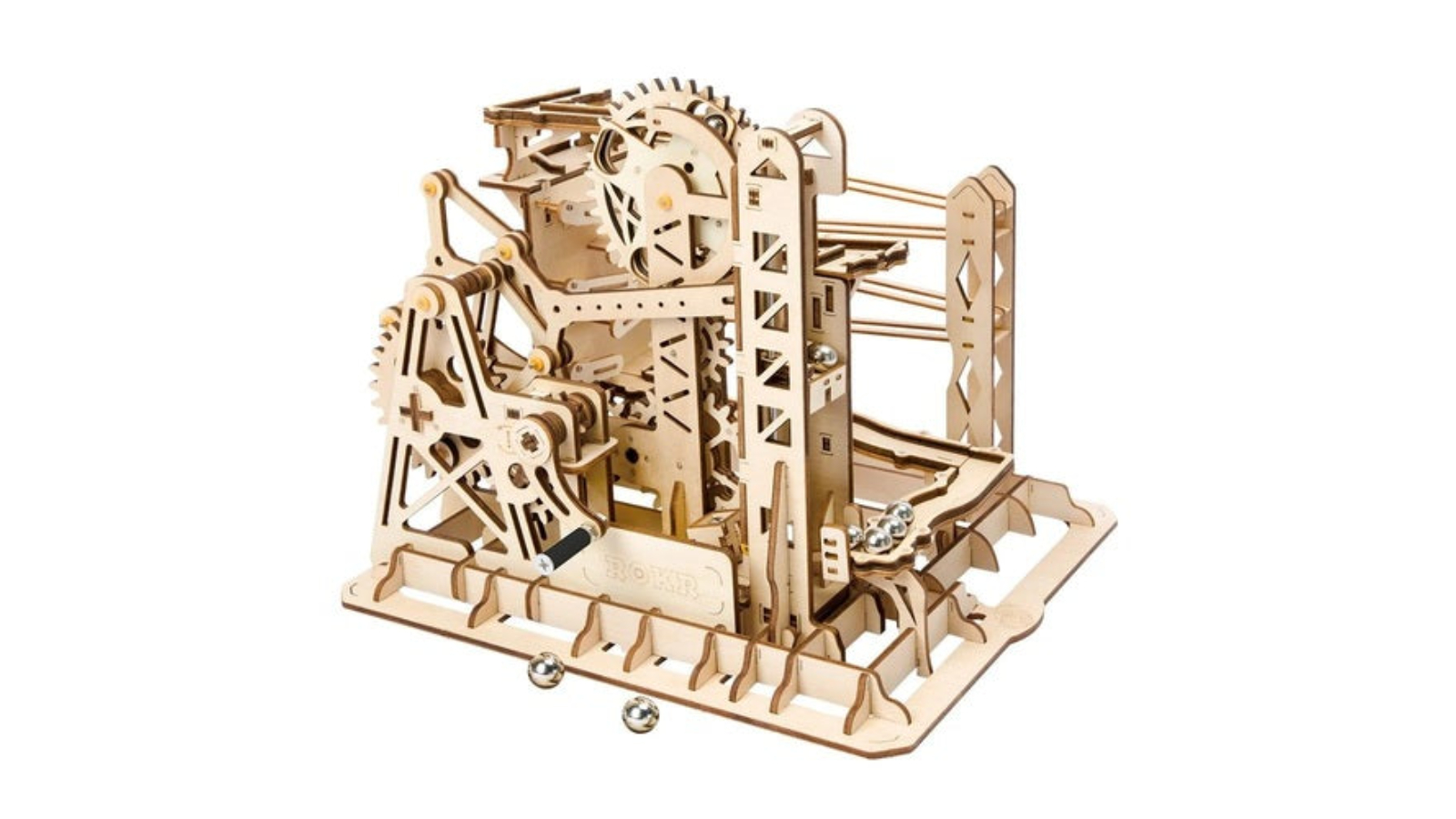 ROKR Robotime Mechanical Gear Drive 3D DIY Wooden Puzzle Set | Harvey ...