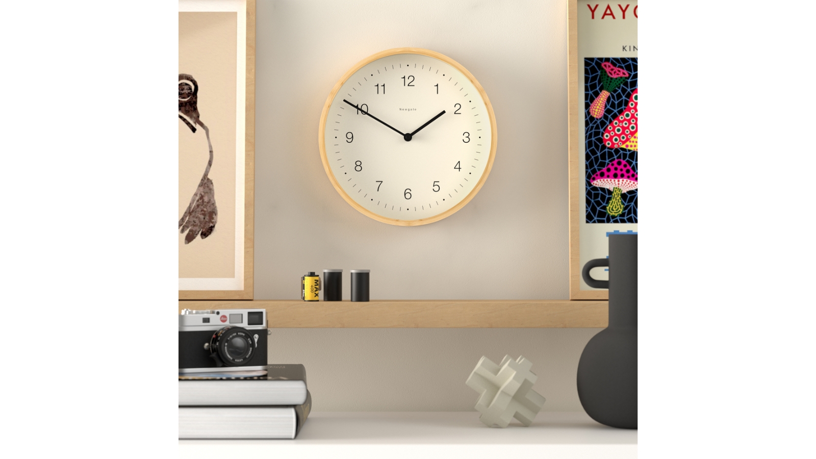 Newgate Bali Wall Clock - Mongoose Dial | Harvey Norman
