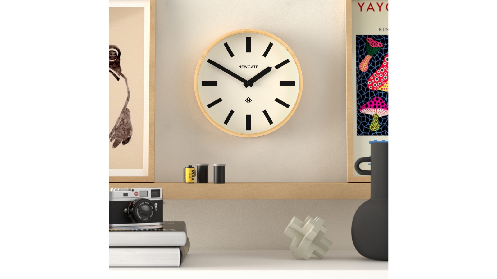 Newgate Bali Wall Clock - Ocean Dial | Harvey Norman