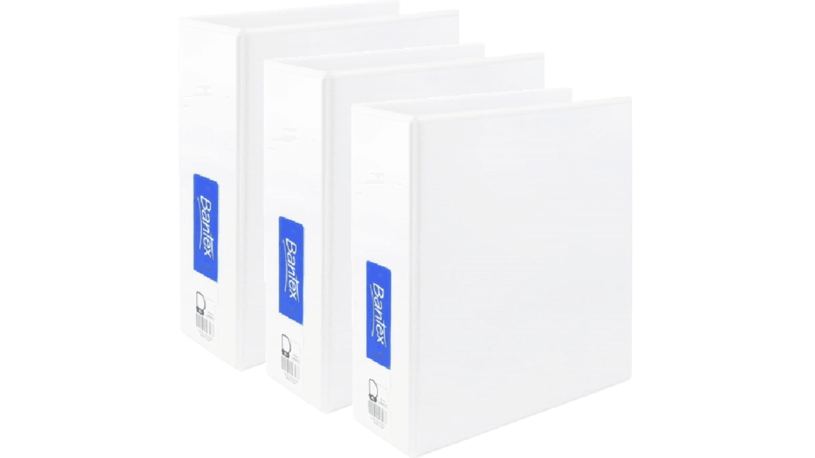 Bantex 2D 5cm White Insert Ring A5 Binder Folder - Pack of 3 | Harvey ...