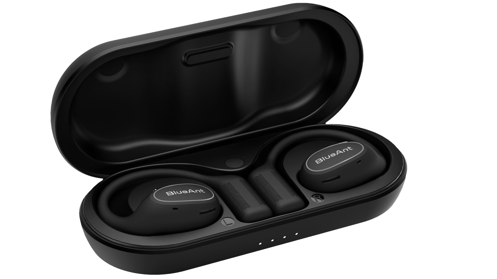 BlueAnt Open X Open Wireless Stereo Sportsbuds - Black | Harvey Norman