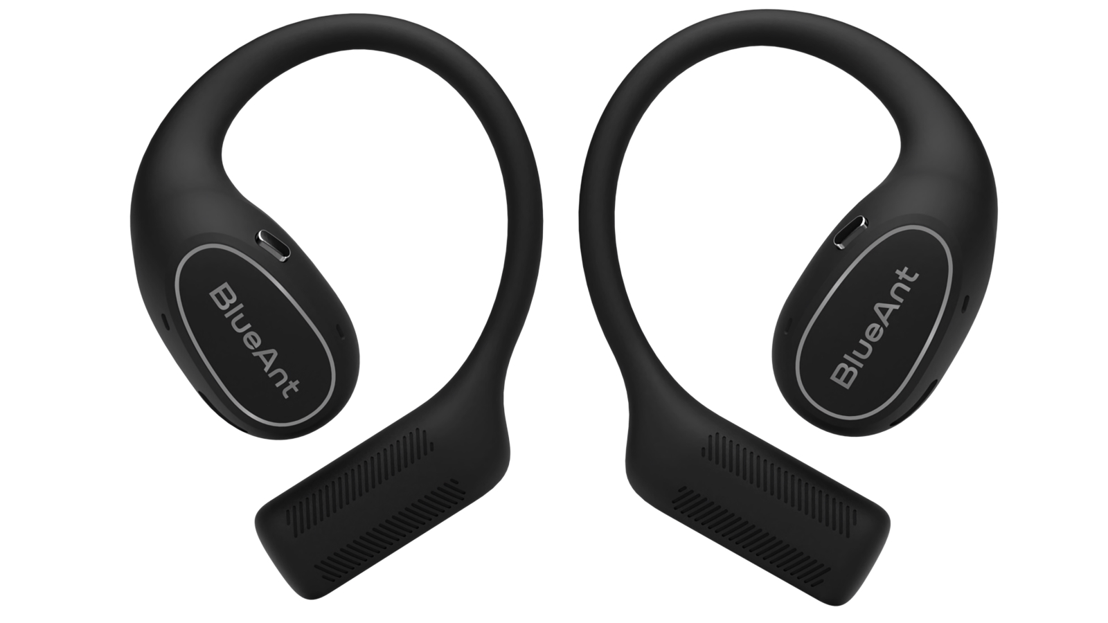 BlueAnt Open X Open Wireless Stereo Sportsbuds - Black | Harvey Norman