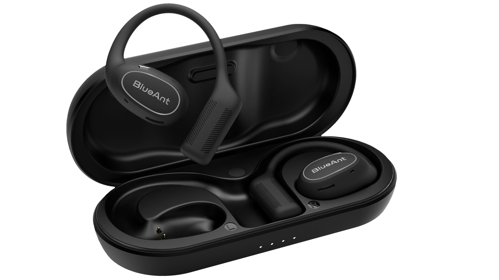 BlueAnt Open X Open Wireless Stereo Sportsbuds - Black | Harvey Norman