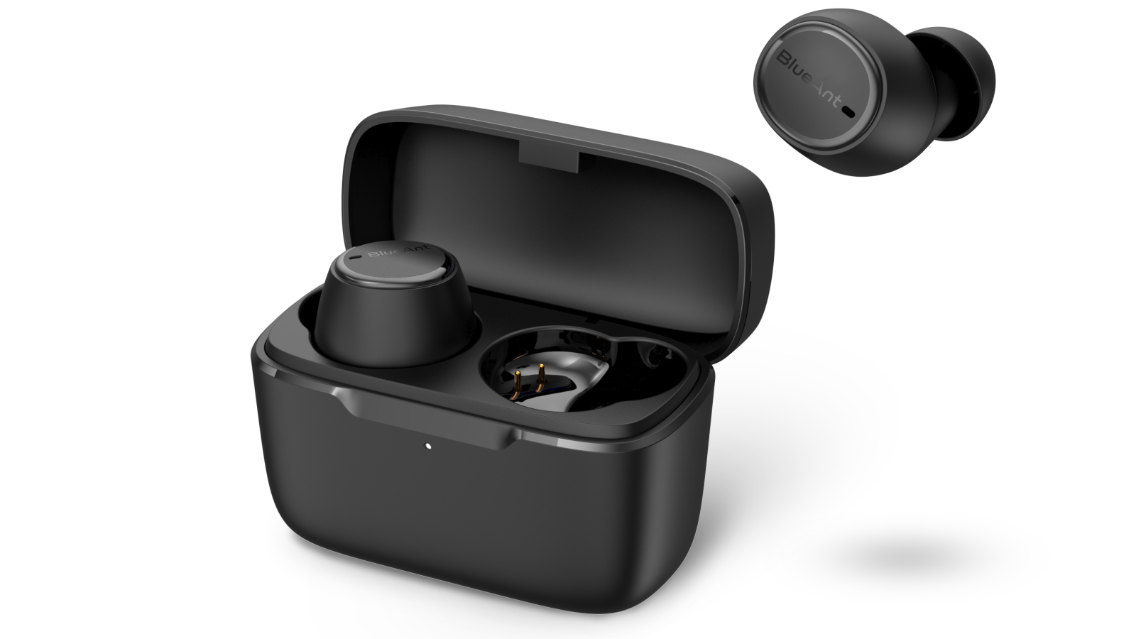 BlueAnt Pump Air Lite 2 True Wireless Earbuds - Slate Black | Harvey Norman