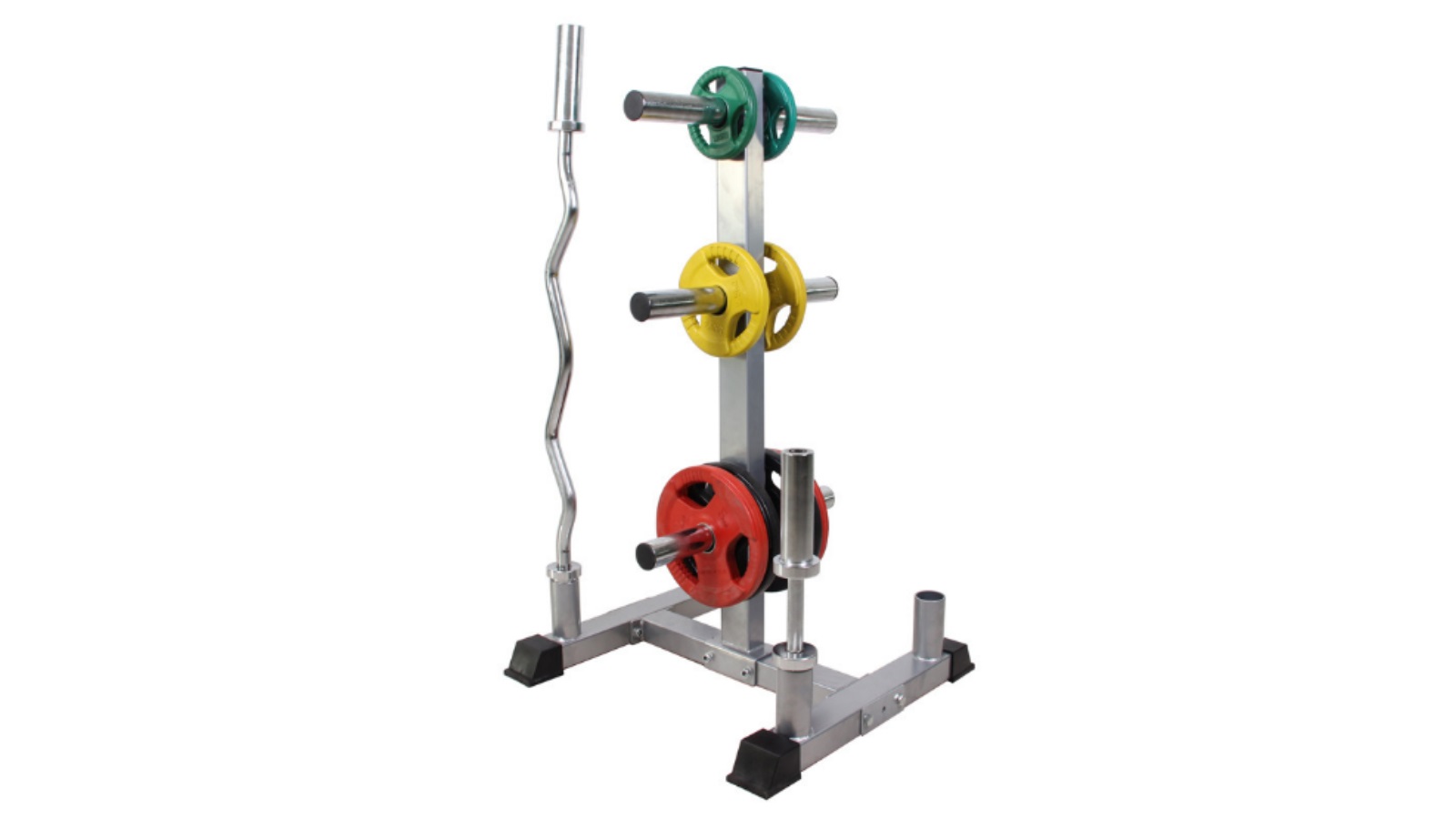 HelloDeal Heavy Duty 6 Collar Standard Barbell Weight Plate Holder ...
