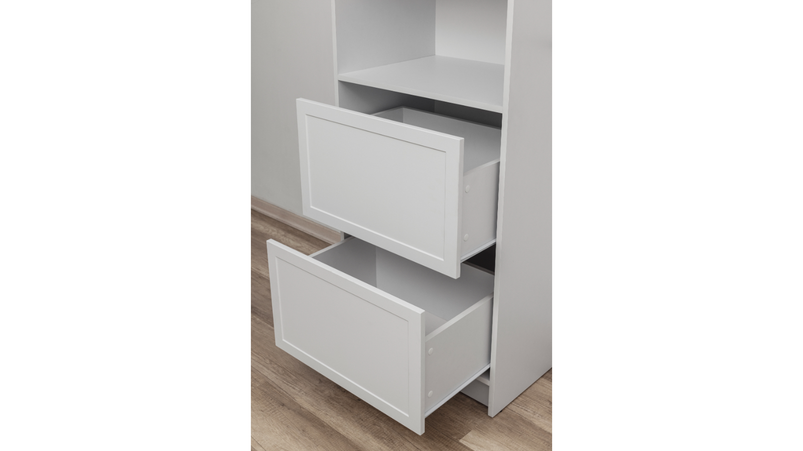 European Cabinetry Basel 2metre Walk-in Wardrobe Kit - Hamptons ...